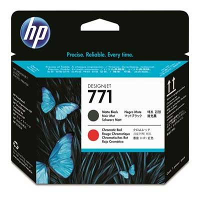 HP 771 Designjet Matte Black-Chromatic Red Printhead